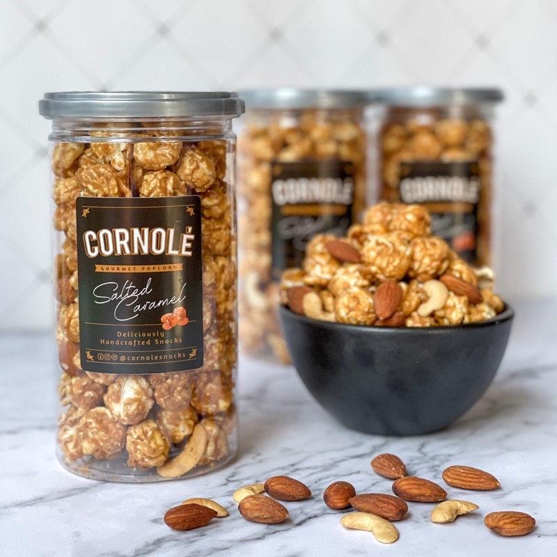 CORNOLÉ(คอร์นโนเล่) popcorn ป๊อปคอร์น รสคาราเมล อบเกลือ - cornolesnacks ...
