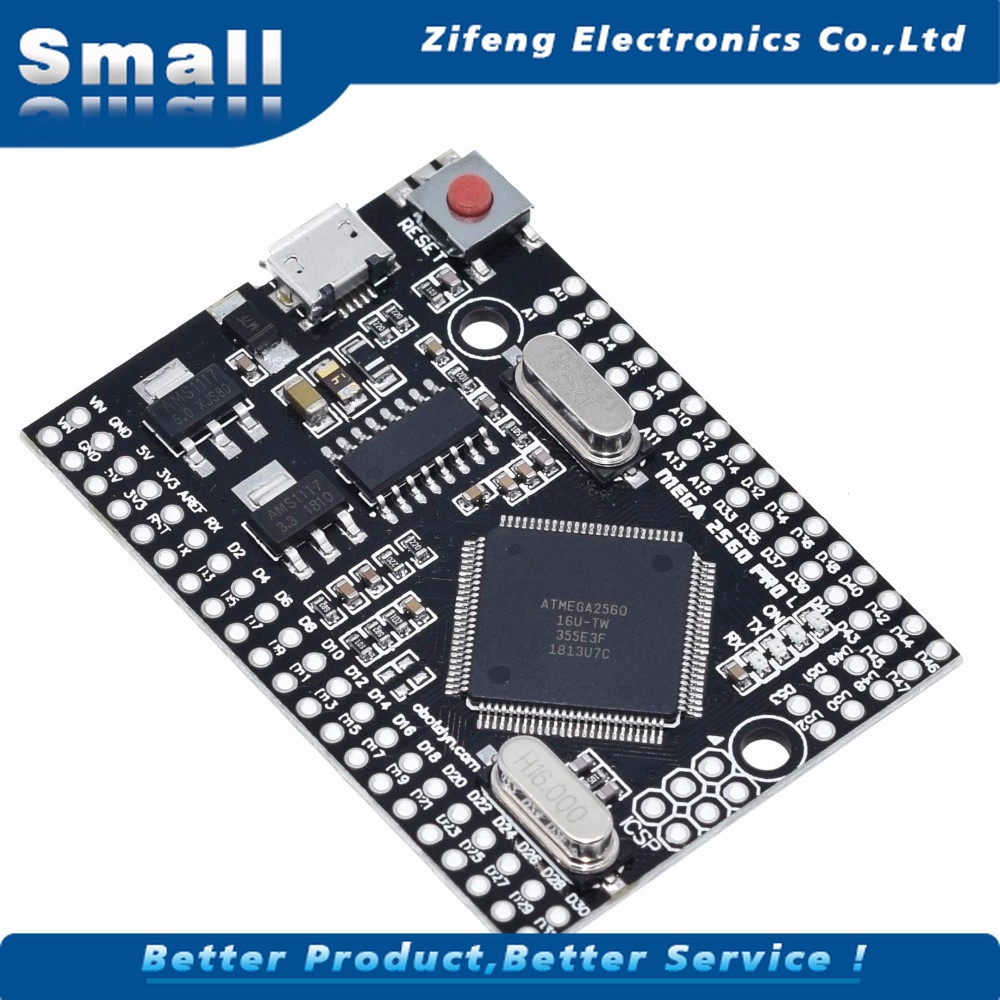 Mega 2560 Pro Mini 5v ( Embed ) Ch 340 G Atmega 2560-16au กับตัวผู้ ...