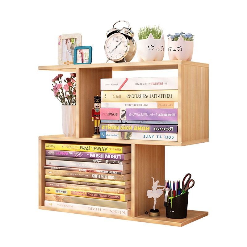 Creative Simple Student with Space Office Book Desktop Rack Simple ...