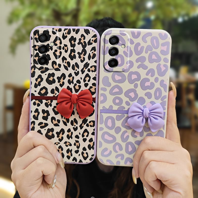Cartoon Leopard Phone Case For Samsung Galaxy M23SM-M236B ins Liquid ...