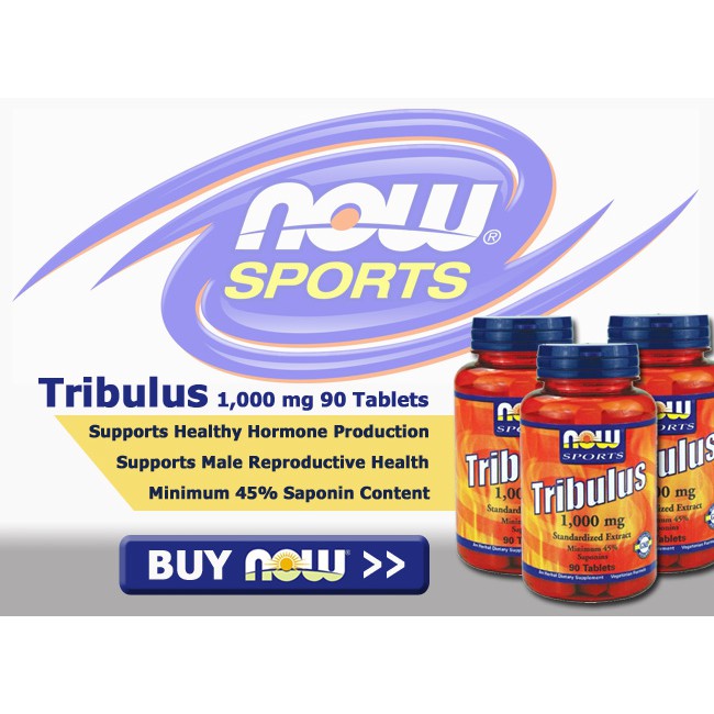 NOW Tribulus 1000 90 Tablets - musclerockfarm - ThaiPick