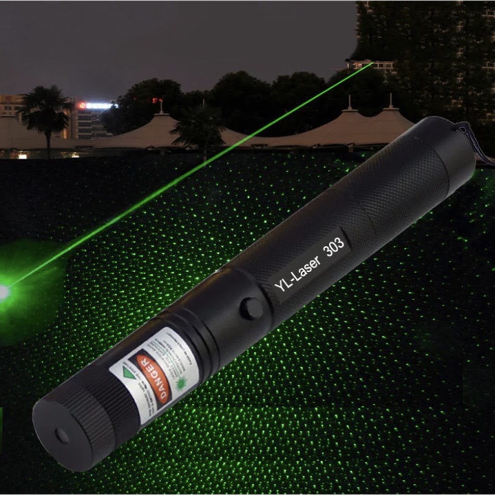 Green laser pointer เเลเซอร์สีเขียว 303 เลเซอร์ Pointer 532nm ปากกาปรับ ...