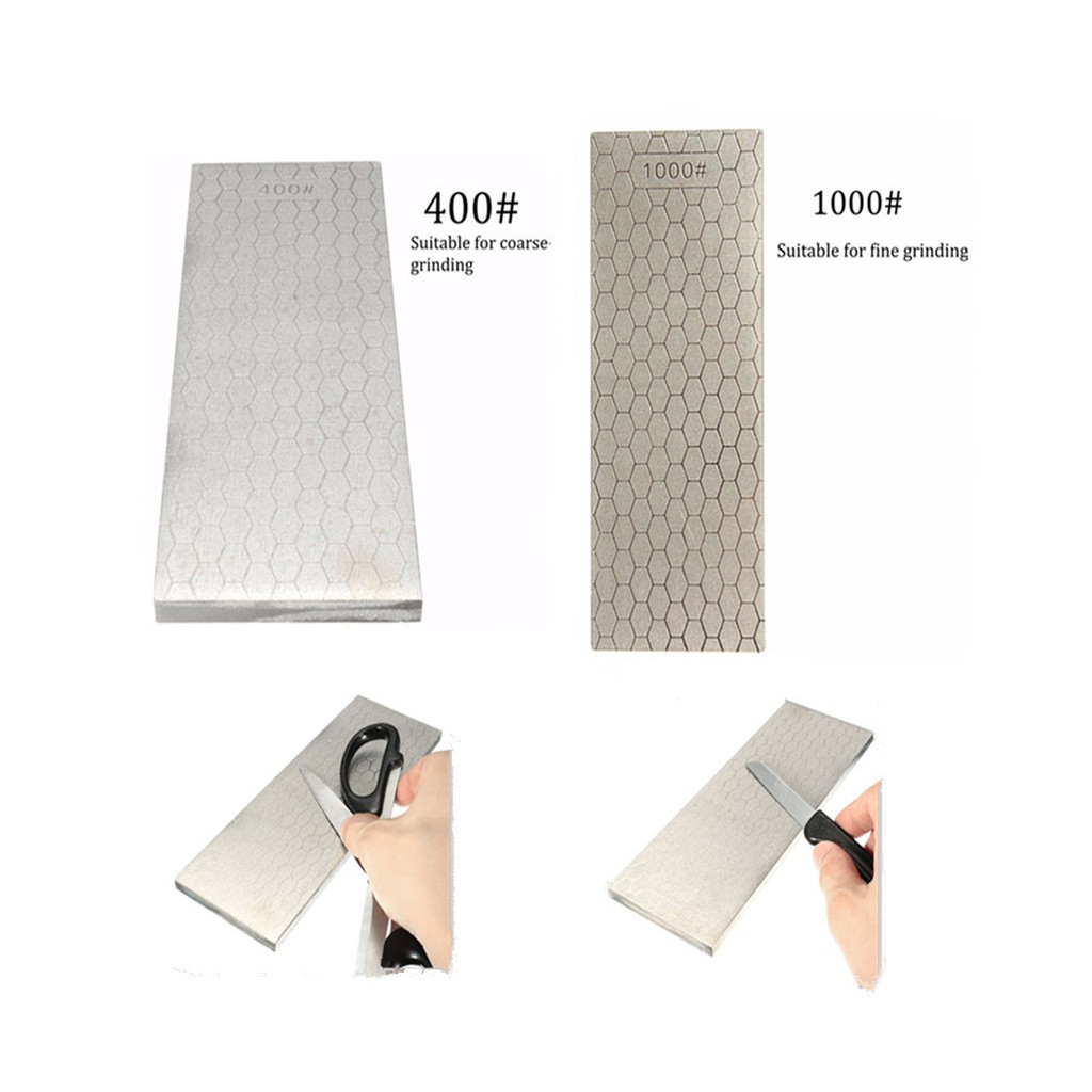 400#/1000# Double-Sided Diamond Grit Ultra-Fine Sharpening Stone ...