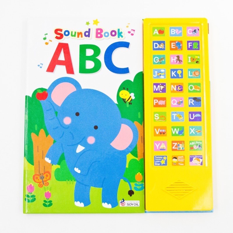 MISBOOK Sound Book ABC หนังสือพร้อมปุ่มกดฟังเสียง มี 30 ปุ่ม 1 เล่ม ...