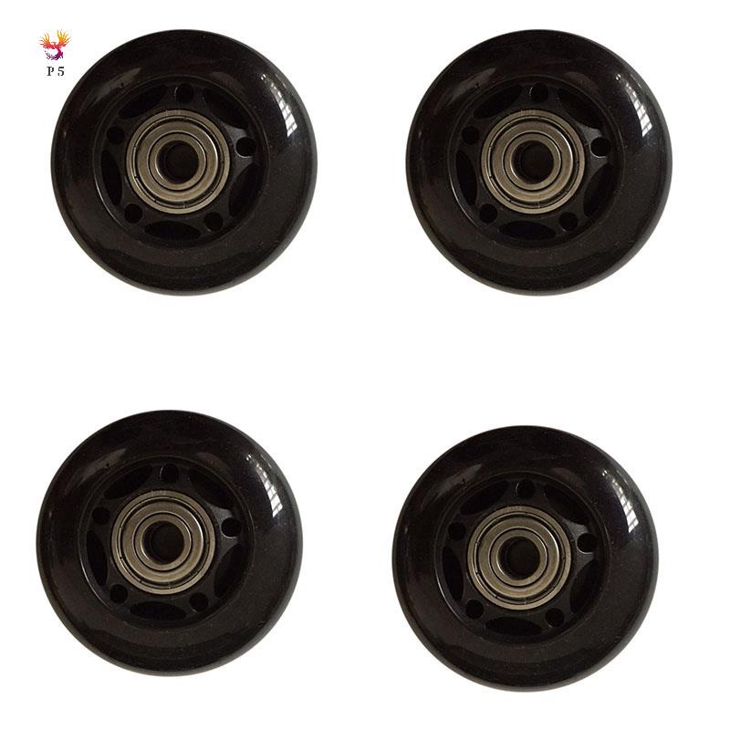 4Pcs Rubber Wheels Anti-Skid Mute Wear-Resistant Roller Skates ...