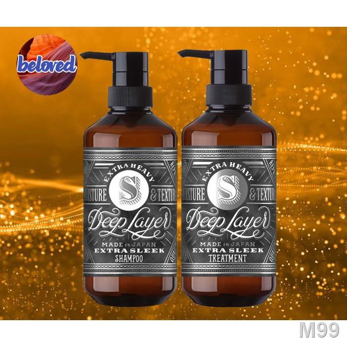 Deep Layer Extra Sleek Shampoo 500800 mlTreatment 470800 g แชมพู ครีมนวดผม สำหรับผมเส้นเล็ก แห้ง ...