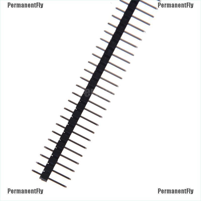 Newsandthen 20Pcs 40Pin 2.54mm Single Row Straight Male Pin Header ...