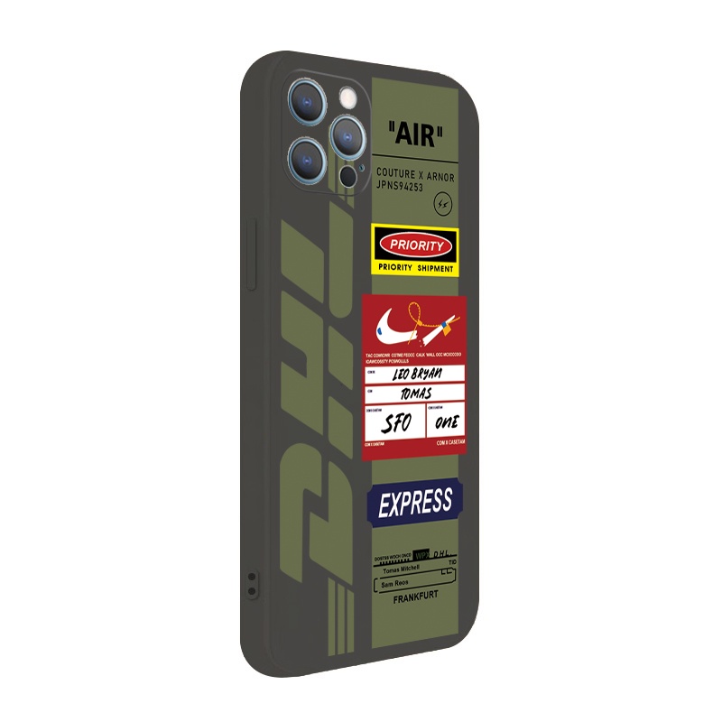 for iPhone 11 Pro Max 12 Mini XR XS 7 8 Plus SE 2020 NASA DHL Barcode ...