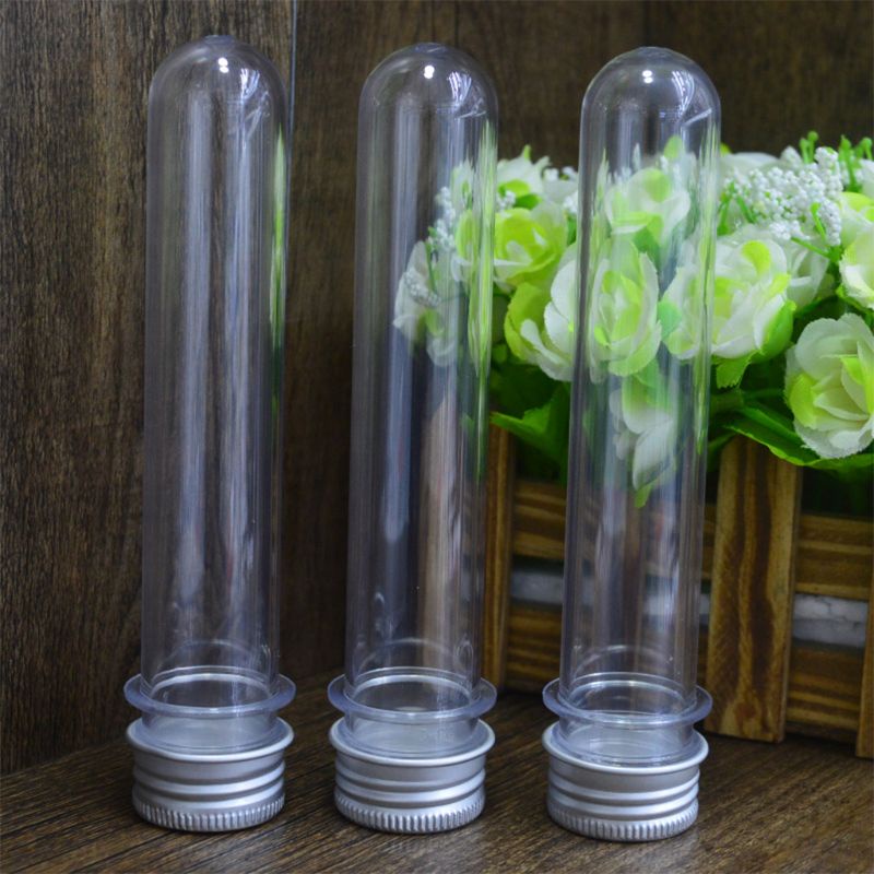 Plastic Test Tubes Clear and Transparent Candy Storage Containers with ...
