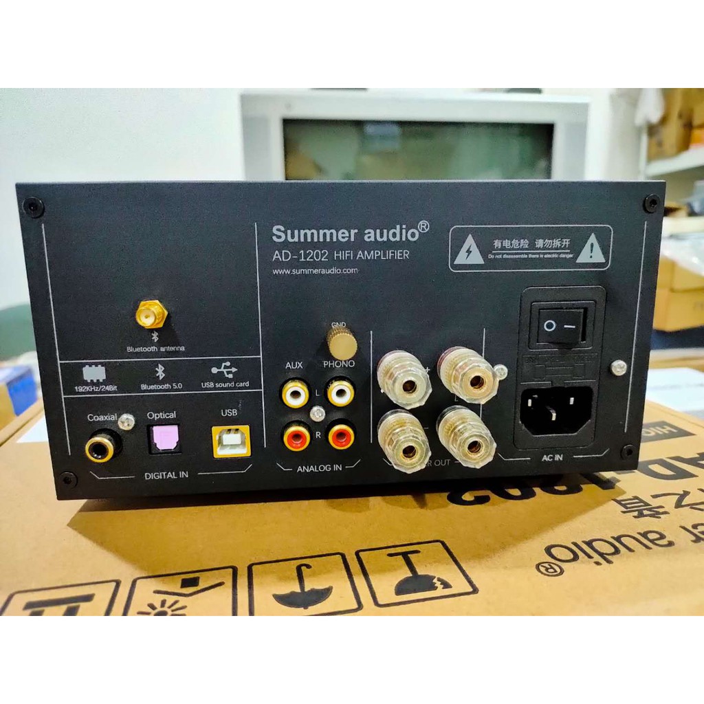 Brand New แอมป์ class D รุ่นใหญ่ Summer Audio AD-1202 - power_connex ...