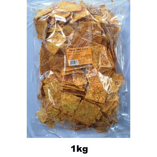 [Shop Malaysia] 1kg OPAK BBQ Curry Tapioca Chips (LOCAL READY STOCKS ...
