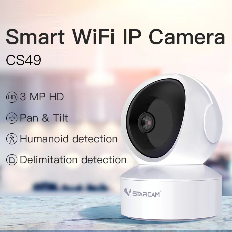 Vstarcam CS49 CS49Q ( ใหม่ล่าสุด 2022 ) กล้องวงจรปิดไร้สาย Indoor 2.4G ...