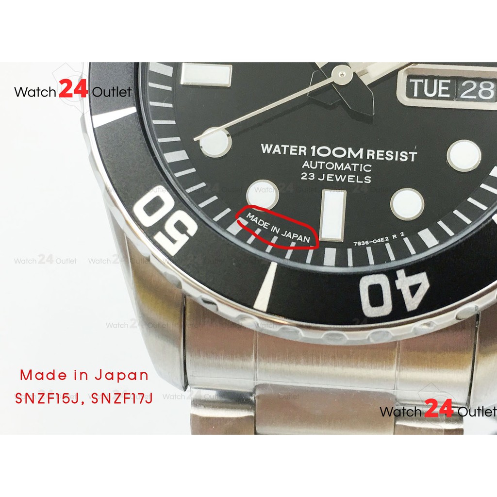 นาฬิกาข้อมือ SEIKO ไซโก้ รุ่นซับมารีน เครื่อง KJ SNZF17 SNZF15J SNZF17K ...