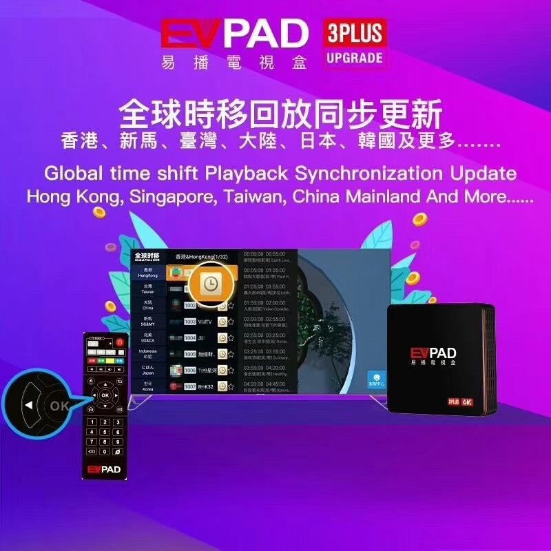กล่องสมาร์ททีวี????EVPAD 3PLUS UPGRADE 2G + 32G???? TV Box IPTV สามารถ ...