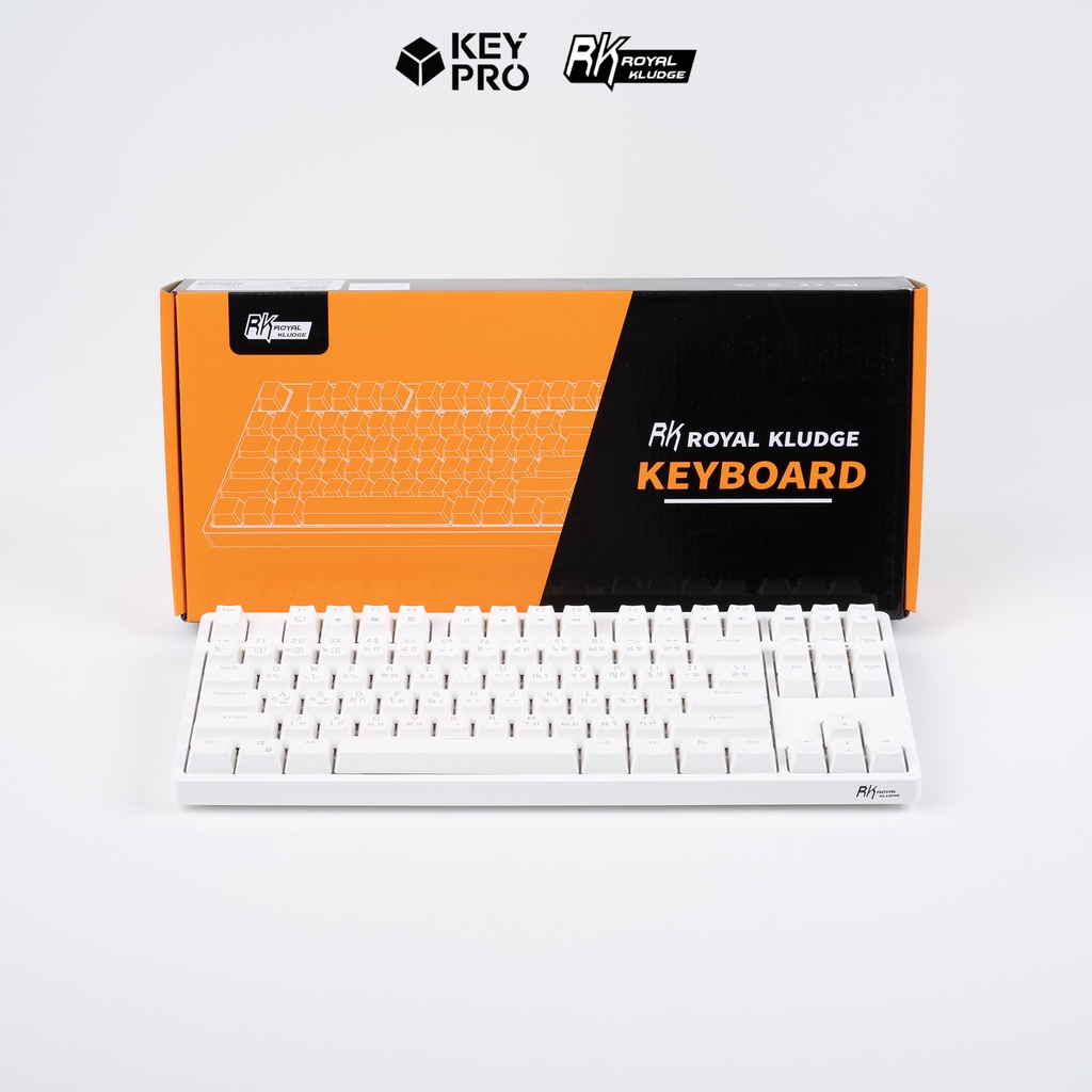 ประกันไทย คีย์บอร์ด Royal Kludge RK87 รุ่น 3 โหมด 2.4gHz Bluetooth RGB Hotswap Mechanical ...