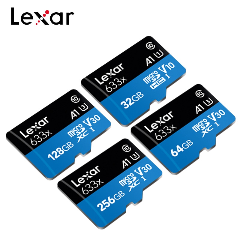 Lexar Memory Card Micro Sdxc Class 10 Max 95m S 633x 32gb 64gb 128gb U3 ...