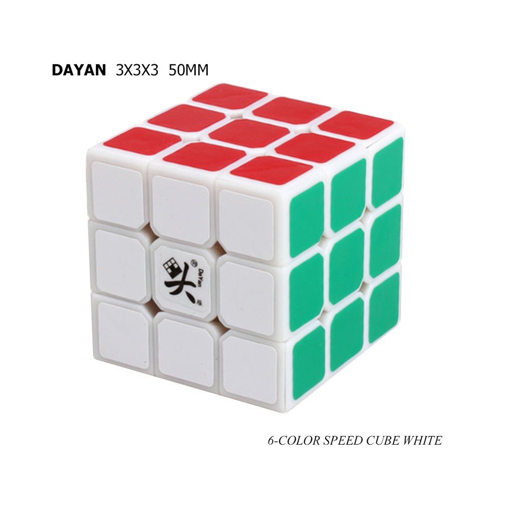รูบิค Dayan 3x3x3 50mm 6-color Speed Cube อย่างดีหมุนลื่น Rubik 3x3x3 ...