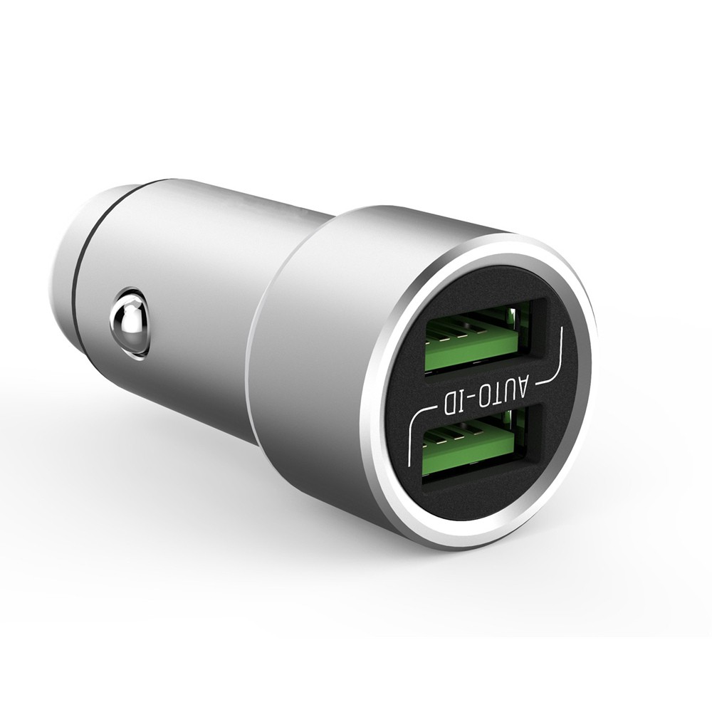 Qjin ที่ชาร์จในรถยนต์แบบ Dual Usb Output 5v 3 . 6 A Xiaomi ...