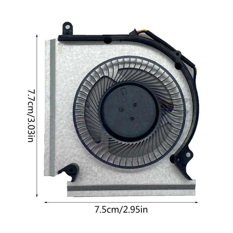 Local StockCPU GPU Radiator DC 5V 1.0A 4 pin 4-wires Laptop Cooler Fan ...