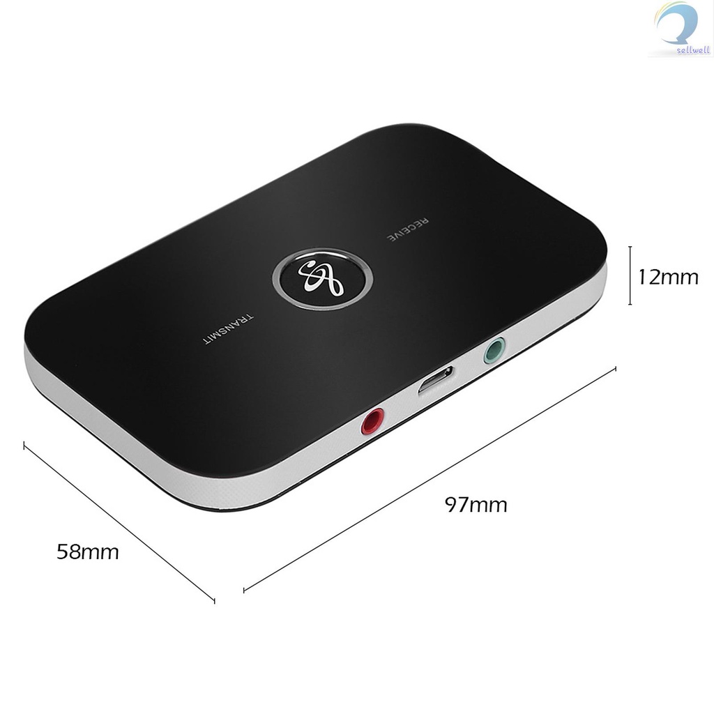 ready stock B6 2 in 1 Bluetooth Transmitter & Receiver Wireless A2DP Bluetooth Audio Adapter ...