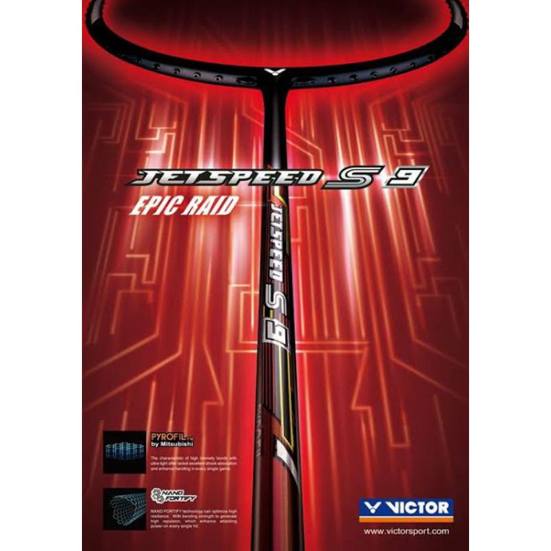 Rare items!!!! ไม้แบดมินตัน Victor Jet Speed S 9 รหัส HK | Shopee Thailand
