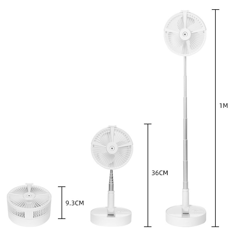 Protable Folding Hydrating Fan Mini Rechargeable Fans Electric Portable ...