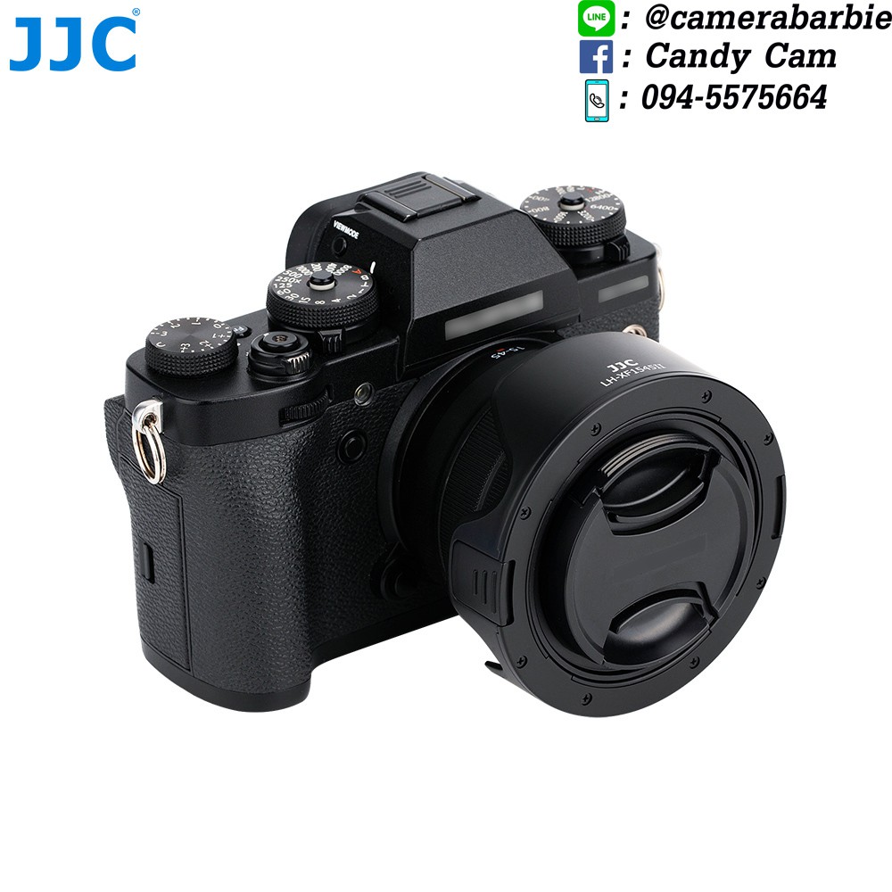 Hood lens ฮู้ดเลนส์ Fujifilm 15-45 kit JJC LH-XF1545II - candy_cam - ThaiPick