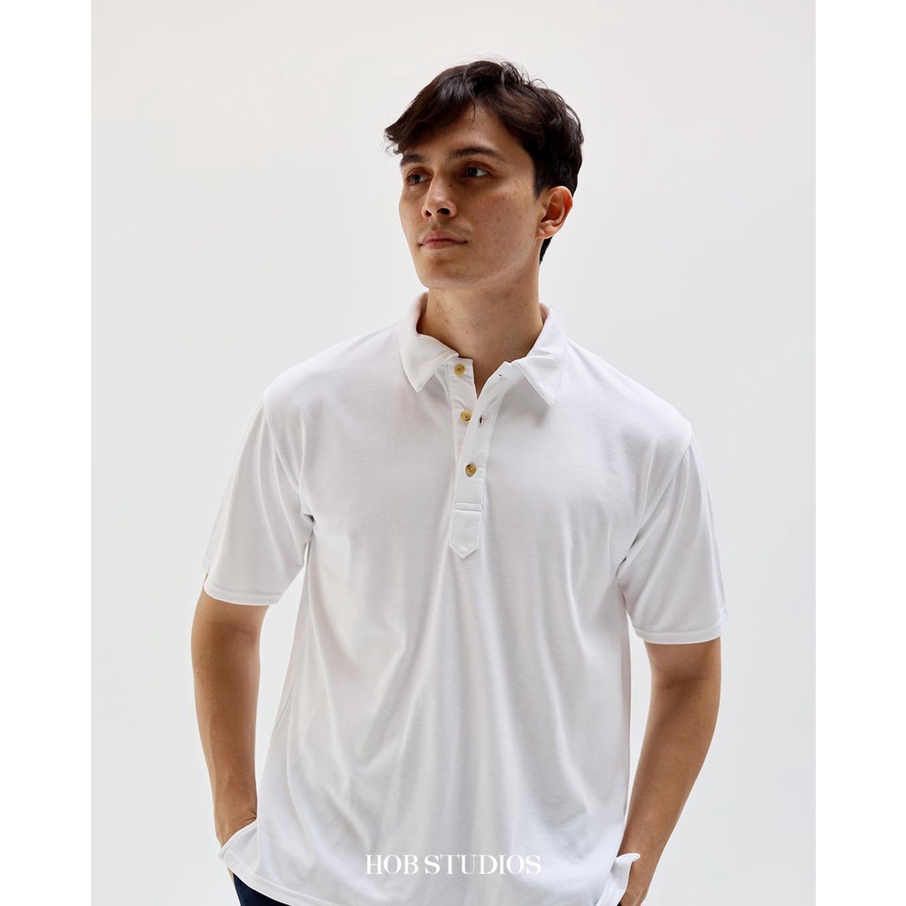 Triple Buttons Polo Shirt เสื้อโปโลผู้ชาย 5 (44-03) HOB STUDIOS - hob ...