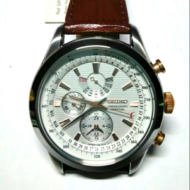 Seiko Perpetual Alarm Chronograph รุ่นSPC129P1 | Shopee Thailand