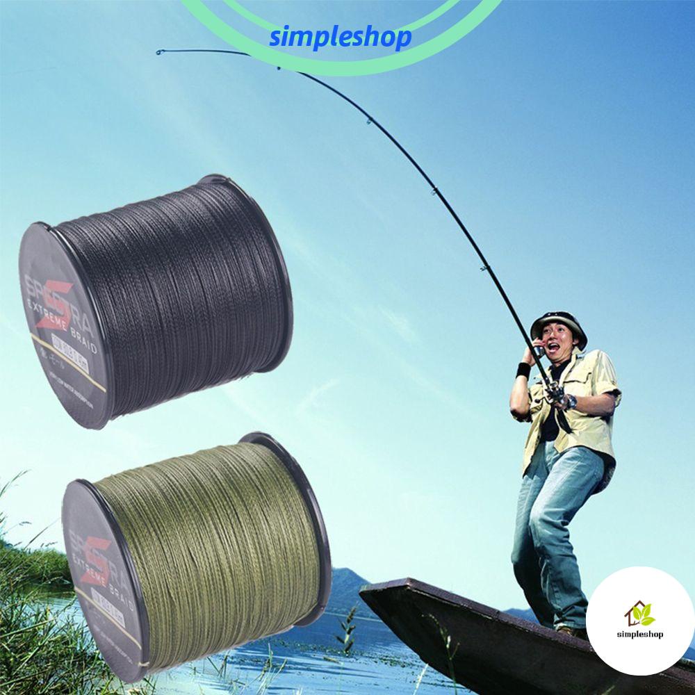 SIMPLE 6-80LB SPECTRA 4 Strands Strong Tackle Wire Sea Fishing Line Japan PE Braided Rope Cord ...