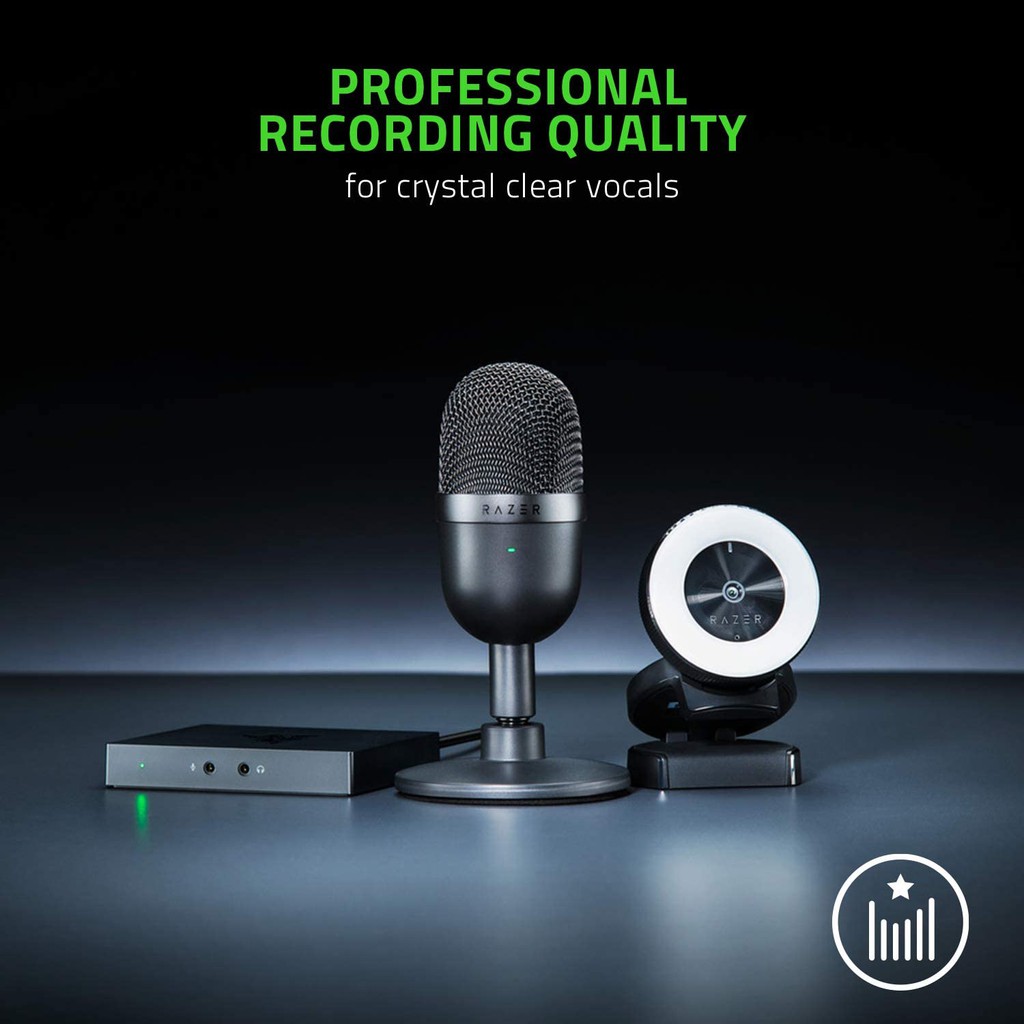 Razer Seiren Mini USB Microphone Condenser Supercardioid Ultra-Compact ...