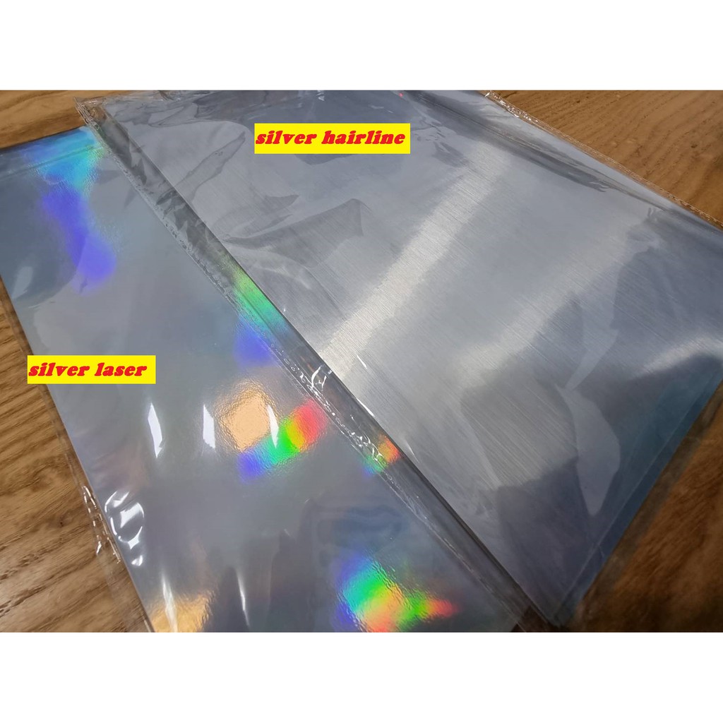 สติ๊กเกอร์ Inkjet PP สีเงิน Silver Laser (แช่น้ำได้) A4 บรรจุ 30 แผ่น ...