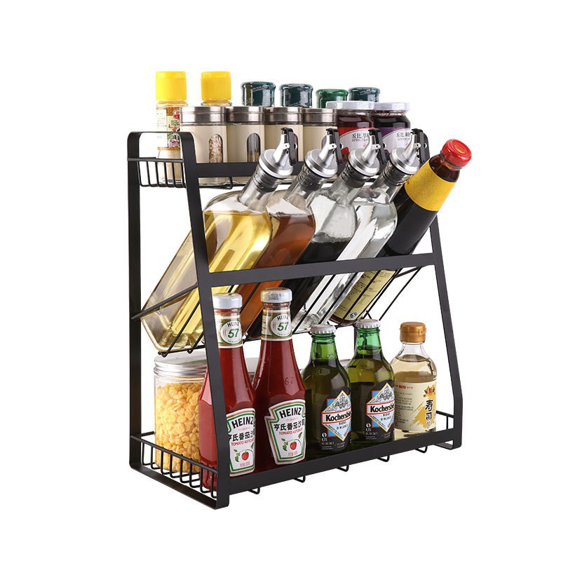 Kitchen Seasoning Rack Kitchen Supplies Storage Sorting Storage Rack ...