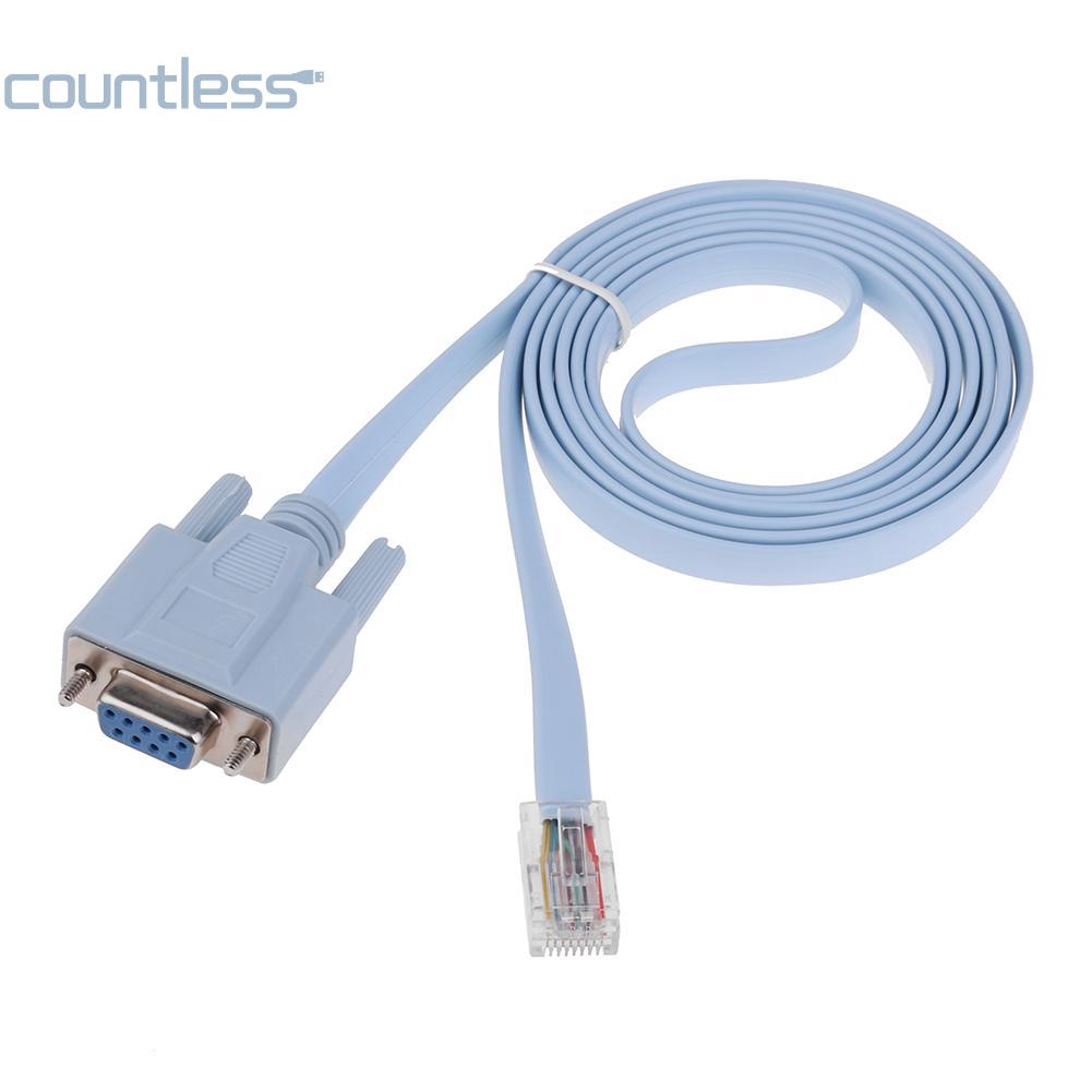 COU RJ45 Male to DB 9 Female 1.5 M Network Console Wire สำหรับ Cisco ...