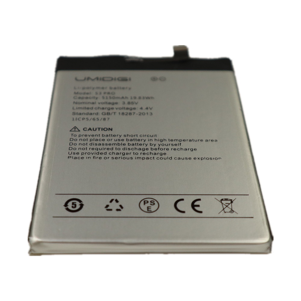 2022 100 Original UMI Battery For Umidigi S3 Pro F1 F1 Play 5150mAh ...