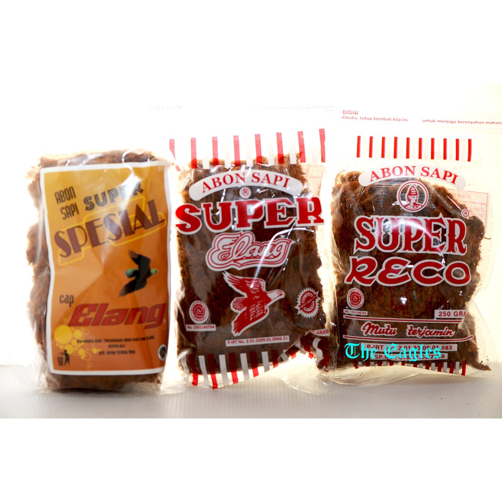 Shredded beef SUPER Solo 250 gr Halal MUI Snacks dried meats beef floss ...