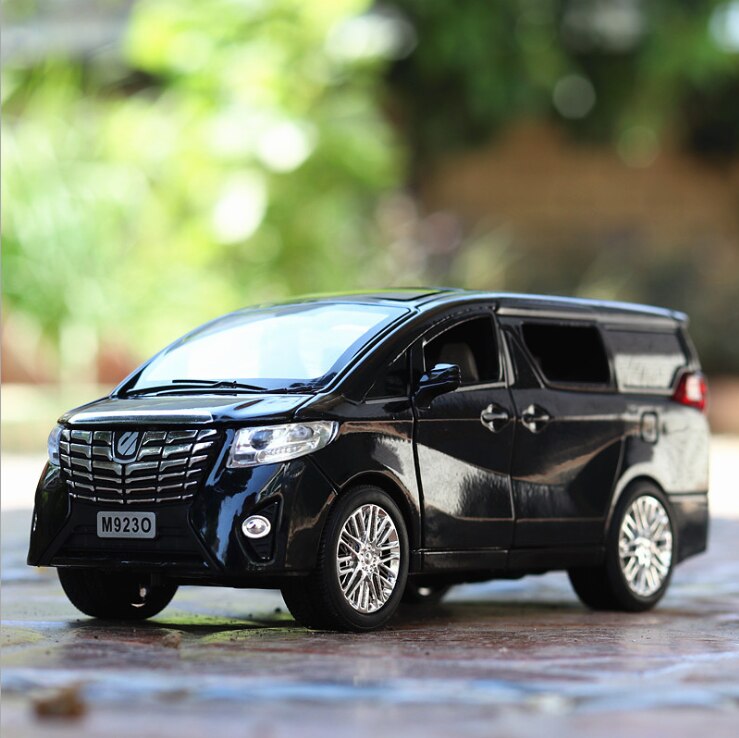1 24 Simulation Toyota Alhard Nanny Baby Sitter Car Alloy Model MV Car ...