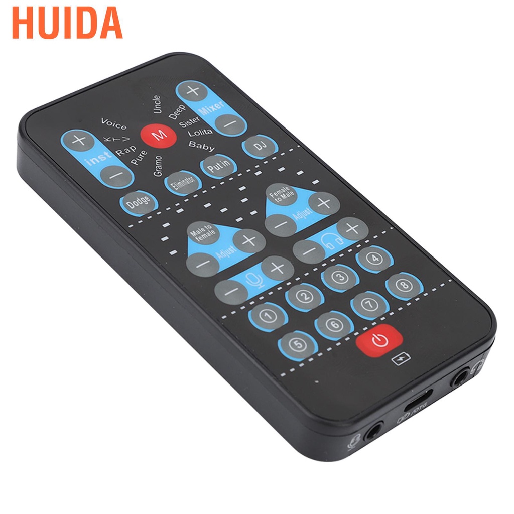 Huida Mini Voice Changer 8 Sound Effects Support Multi Languages ...