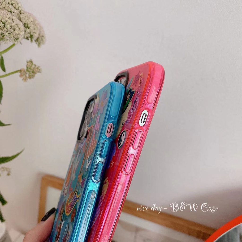 Version Twoเคสโทรศัพท์มือถือลายนางเงือกน่ารักสําหรับ Iphone 12 11 Pro Max 12mini X Xs Max Xr I6 ...