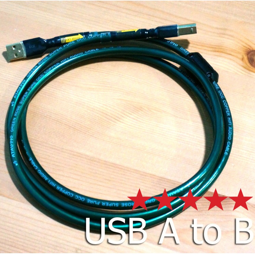 สาย USB A-B สำหรับ DAC USB A to B Cable 1 M สายสัญญาณ USB ความยาว 1 ...