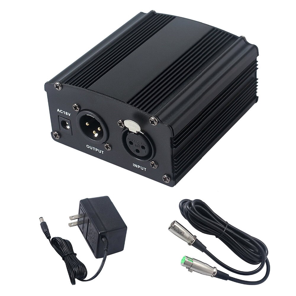 พาวเวอร์ซัพพลาย 1 - Channel Xlr Phantom Power 48v Phantom Power Supply ...