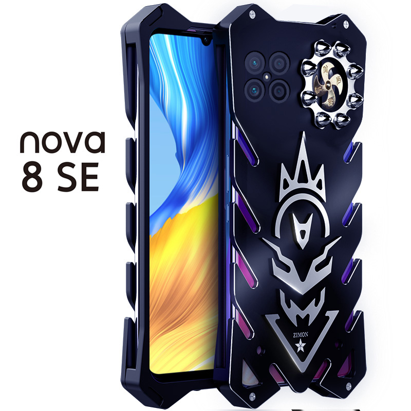 Huawei Mate 40 Pro Plus 5G/Nova 8 Pro/8SE Casing personality Punk locomotive Heavy Duty Armor ...