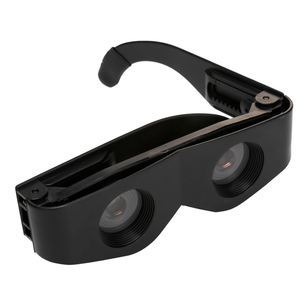 Black Portable Glasses Style Magnifier Binoculars Telescope 154.53.5cm ...