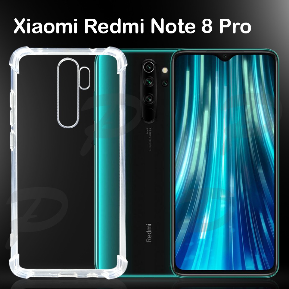 เคสใส กันกระแทก เคสสีดำ เรดมี่ โน้ต8 โปร หลังนิ่ม Tpu Soft Case For Redmi Note8 Pro (6.53 ...