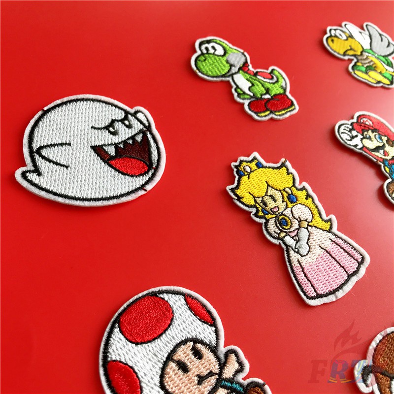 Game - Super Mario Bros S-2 Patch 1Pc Diy Sew on Iron on Badges Patches ...