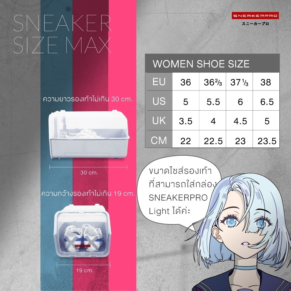 ️PFANOVM เซตกลุ่มดาว 6 ชิ้น Sneakerpro กล่องรองเท้า รุ่น Light กล่องรองเท้า แบบใหม่ ด้านบน กล่อง ...