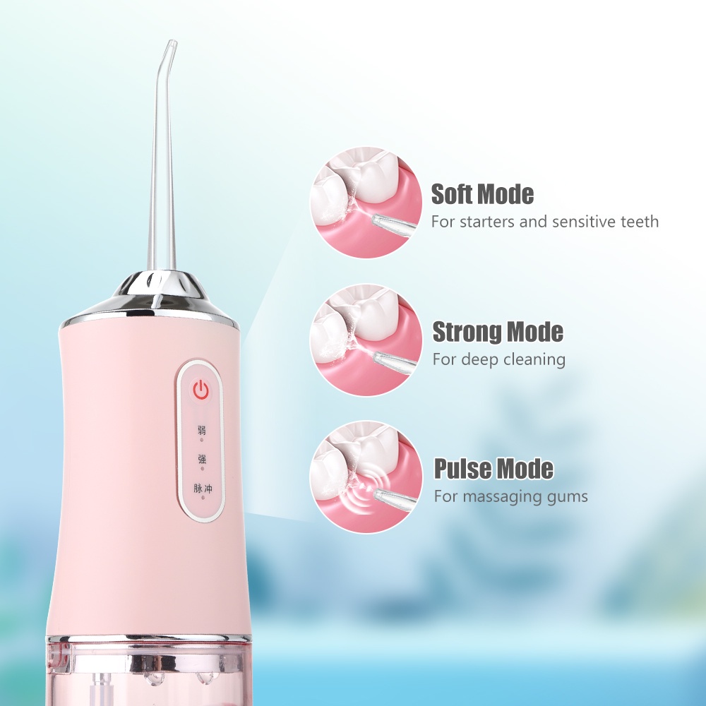 Portable Oral Irrigator W3 Pro Dental Flosser Water Jet Cleaning Tooth ...