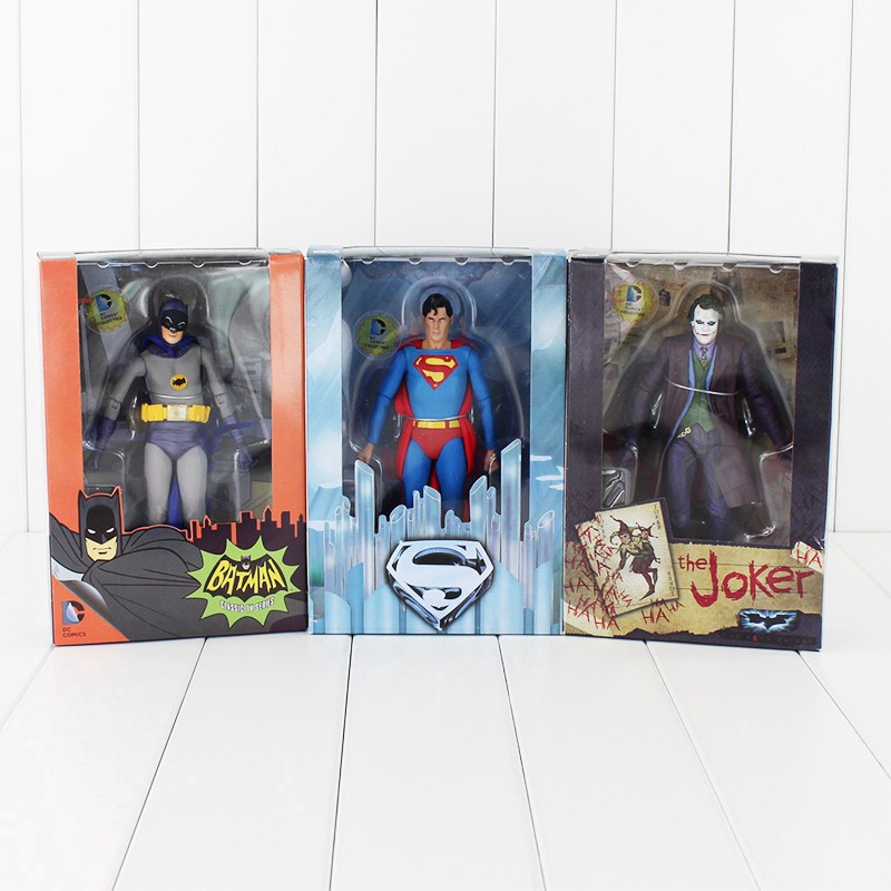 คุณภาพสูง & Neca Dc Comics Batman Superman The Joker โมเดลตุ๊กตา Pvc ...