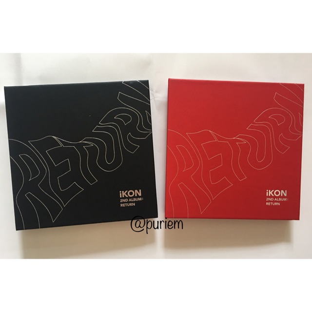 อัลบั้มเปล่า iKON 2ND ALBUM RETURN | Shopee Thailand
