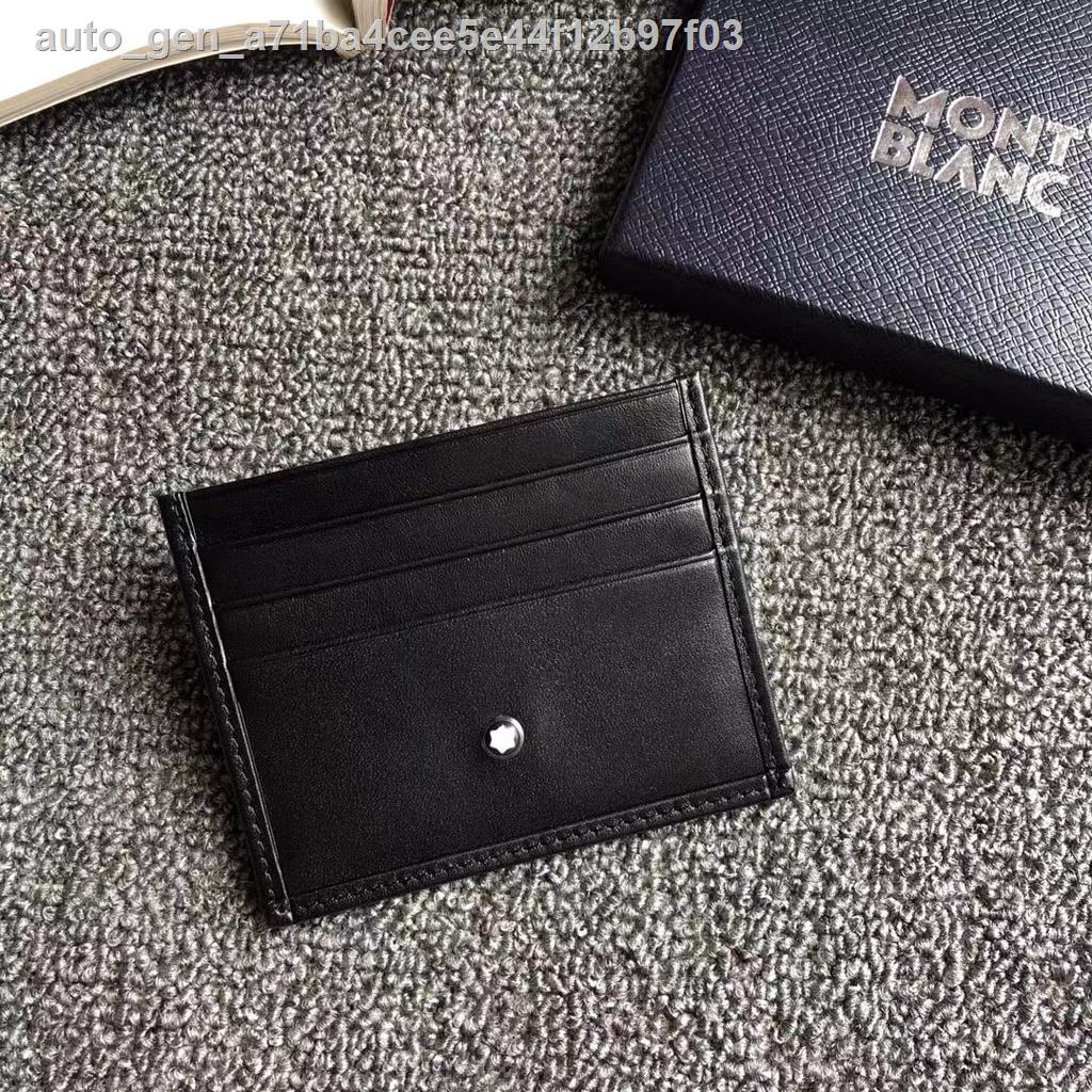 (With Box) Montblanc Authentic Men s Sartorial Wallet Card - tnoml1pt3p - ThaiPick